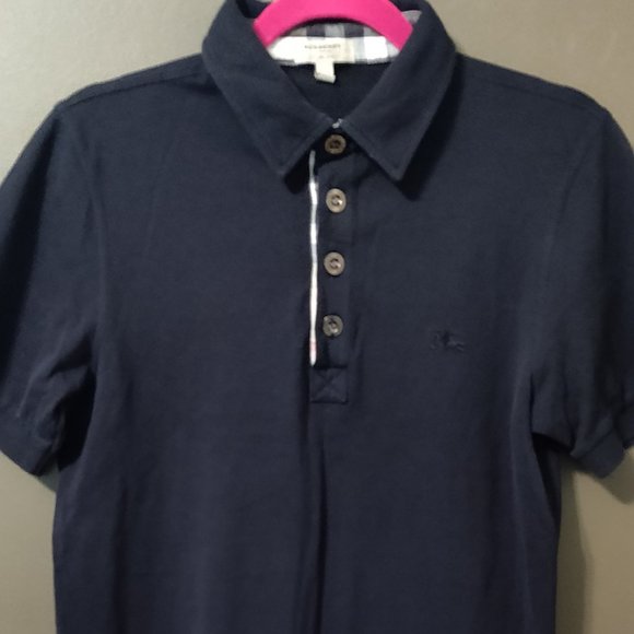 Burberry | Tops | Burberry London Womens Slim Fit Polo Black Nova Check ...